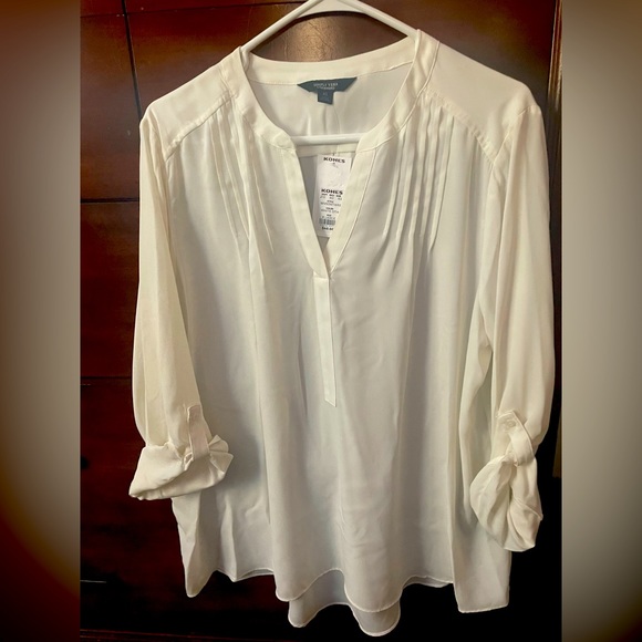 Simply Vera Vera Wang | Tops | Simply Vera Vera Wang Womens Blouse ...